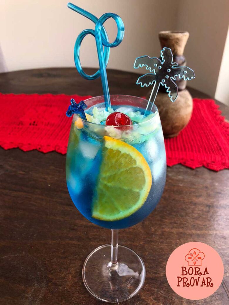 Drink Lagoa Azul, saboroso e refrescante!