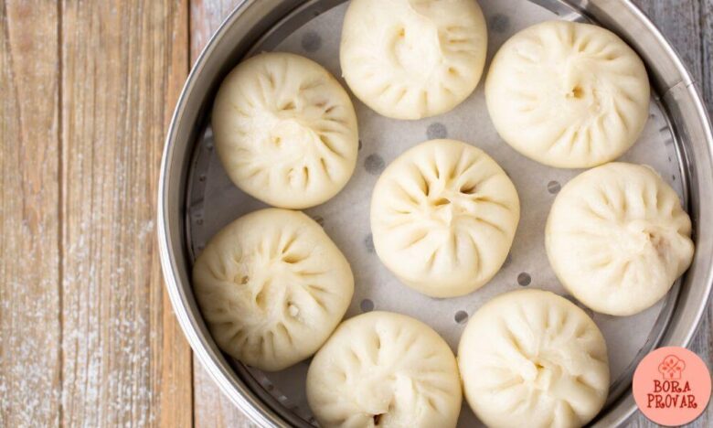 🥟 Bao Pão Chinês Assado no Vapor, com Carne Suína Desfiada